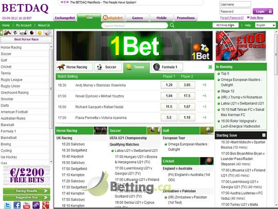 Betdaq: 100% up to $500 Special Bonus at betdaq.com